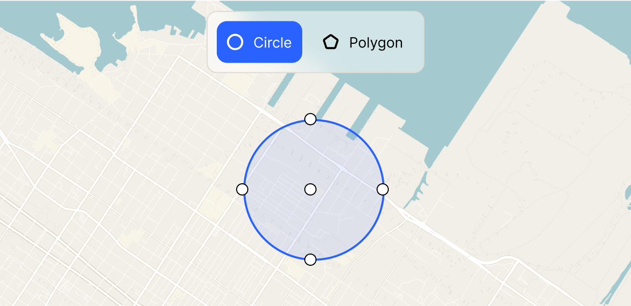 Create Custom Radius Maps and Draw Circles | Atlist